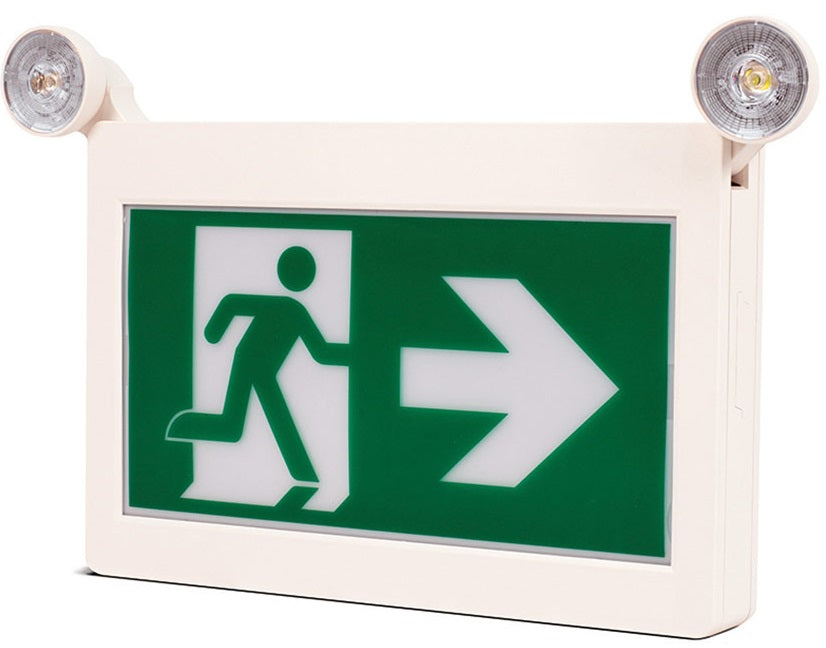 Mircom LED Running Man Sign with Adjustable Twin Spot LED Lights (Remo ...