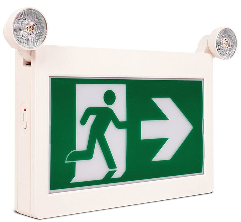 Mircom LED Running Man Sign with Adjustable Twin Spot LED Lights (Remo ...